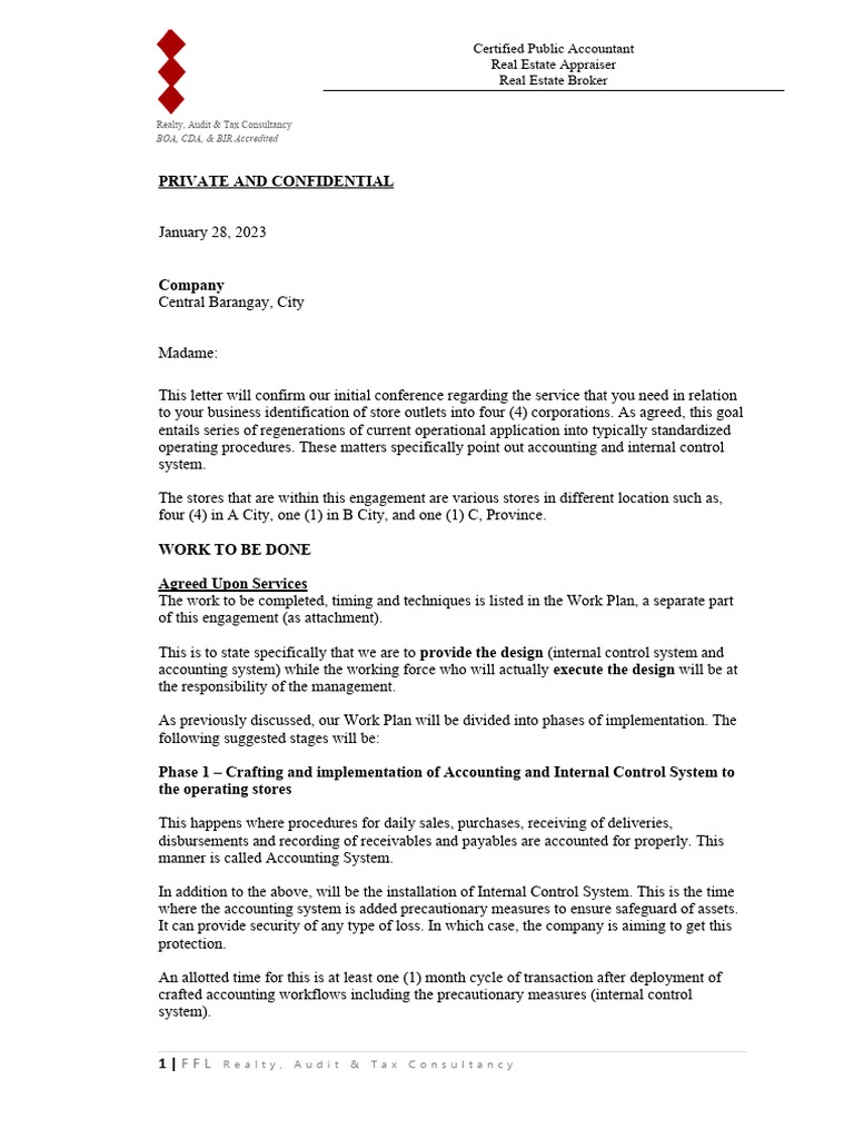 Engagement Proposal System Revamp - FOR Upload | PDF | Accounting ...