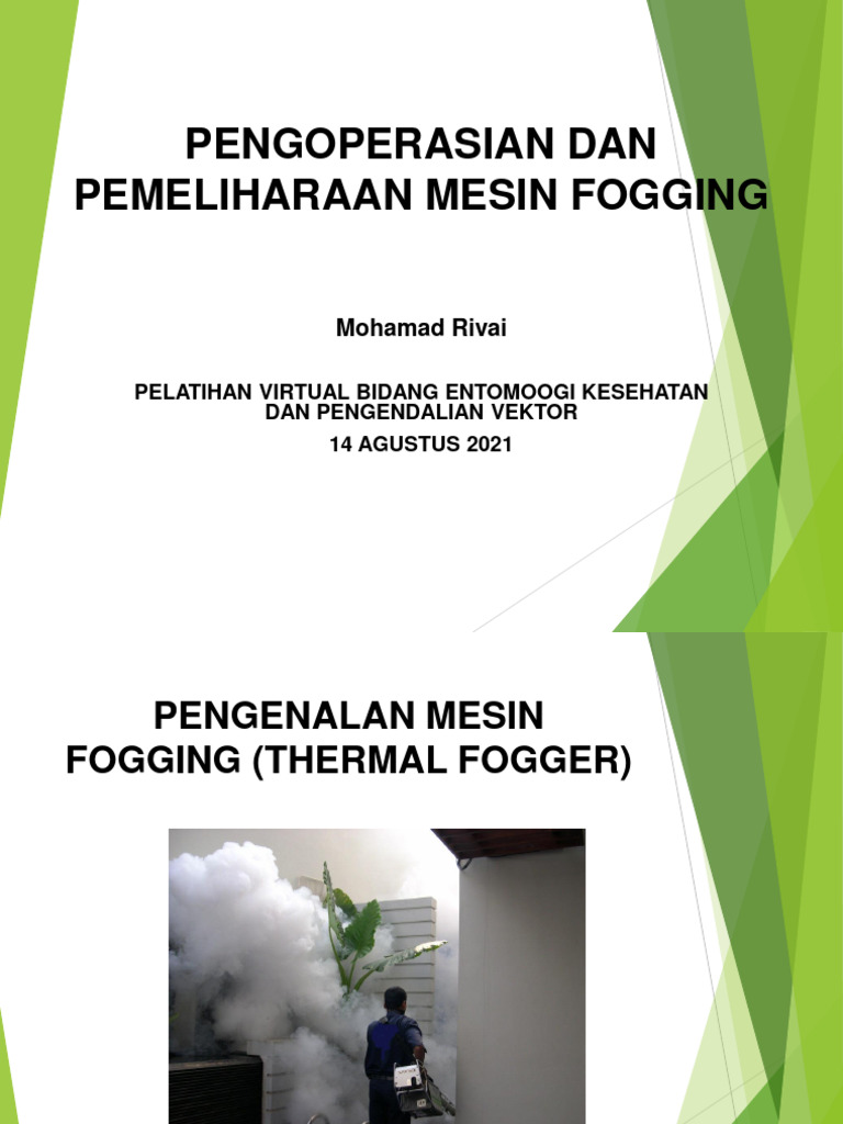 Panduan Operasi dan Pemeliharaan Fogging | PDF