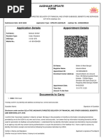 List of Supporting Document For Aadhaar Enrolment and Update | PDF ...