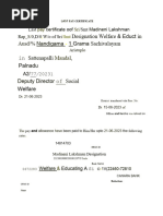 Non Drawal Certificate | PDF
