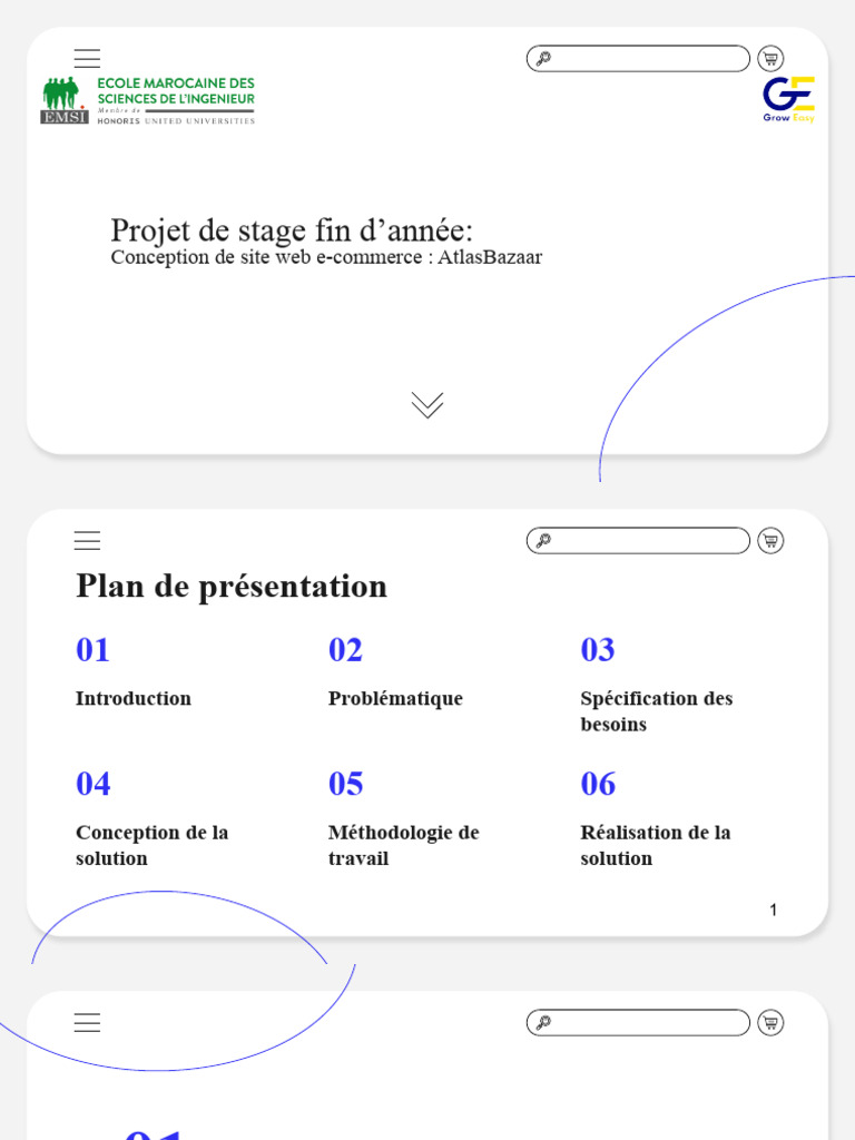 E-Commerce Project Presentation | PDF | Informatique | Internet