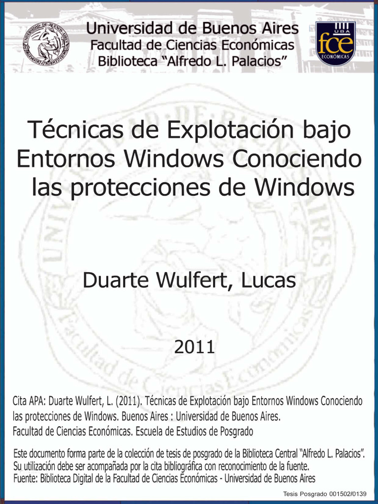 1502-0139 DuarteWulfertL | PDF | Software | Programa de computadora