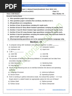 Class 11 IP Chapter 2 Sample Paper | PDF | Computers