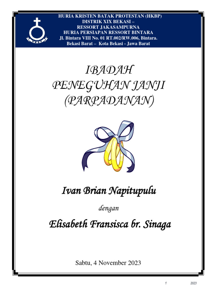 ACARA MARTUPOL (Ivan & Elisabeth) | PDF