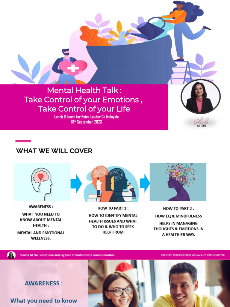 NOTES Take Control of Your Emotions Take Control of Your Life | PDF ...