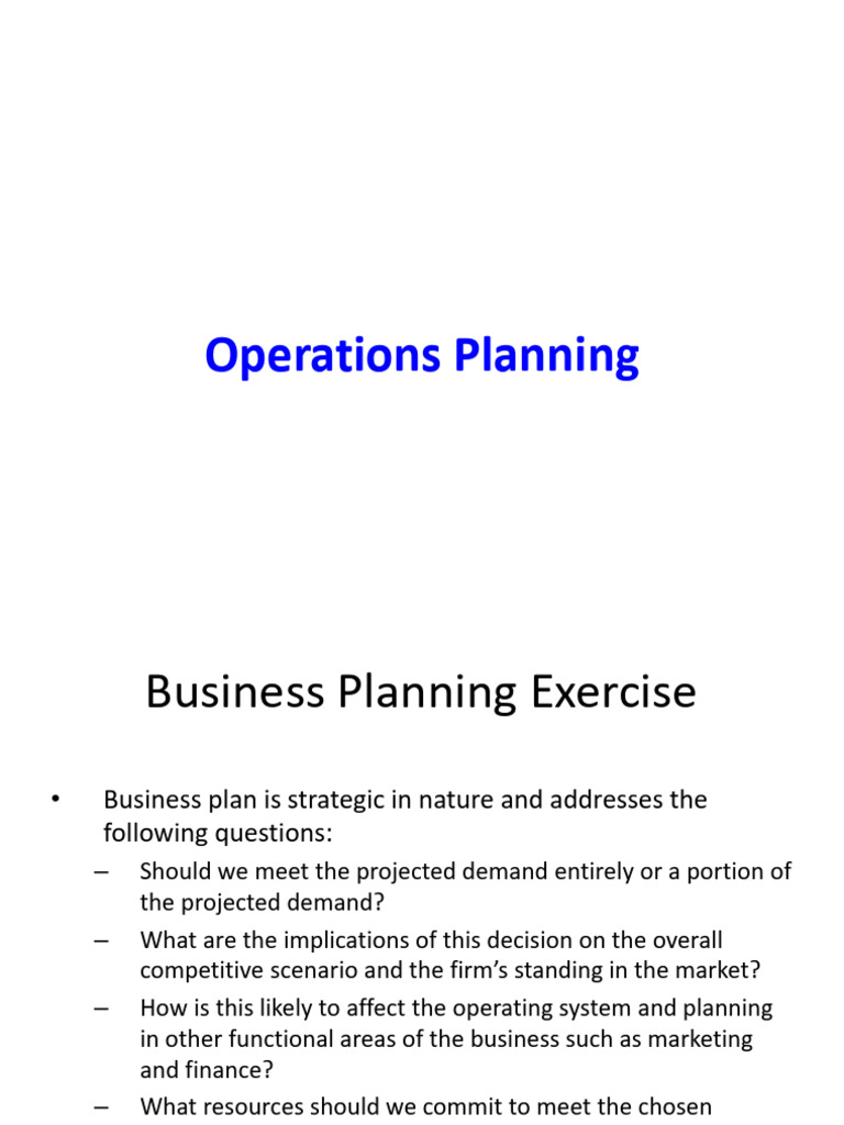 Aggregate Operations Planning Strategies | PDF | Operations Management | Inventory