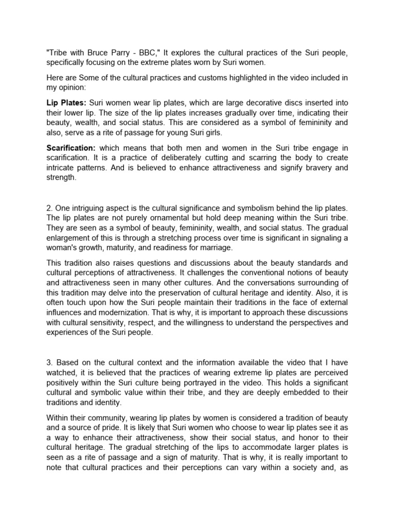 Tribe With Bruce Parry | PDF | Morality | Relativism