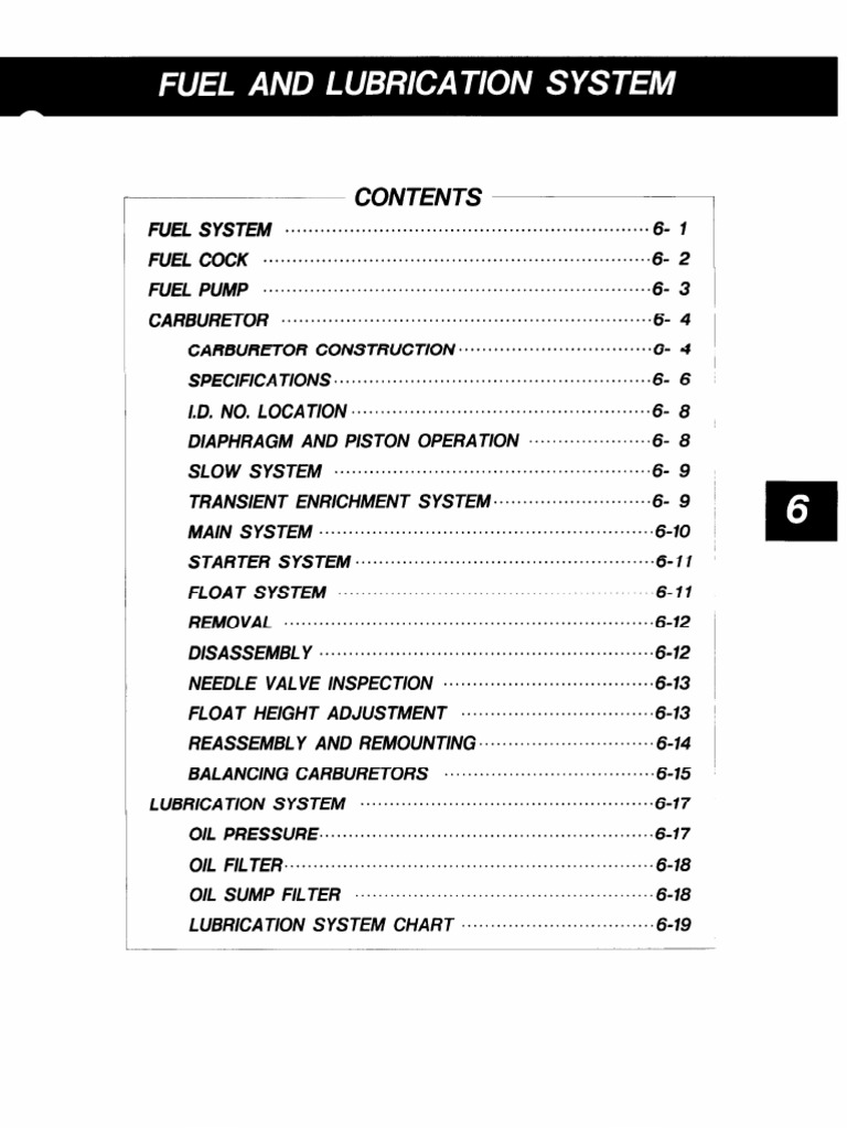 06 - Fuel and Lubrication System | PDF | Carburetor | Leak