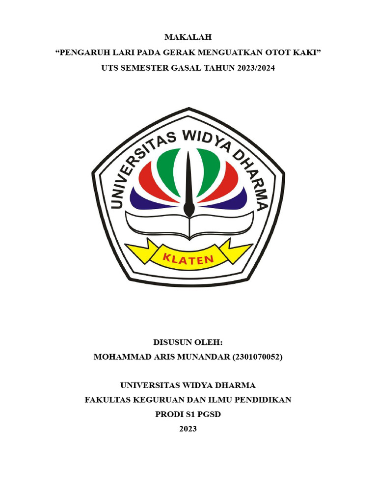 Makalah Uts Pjok | PDF