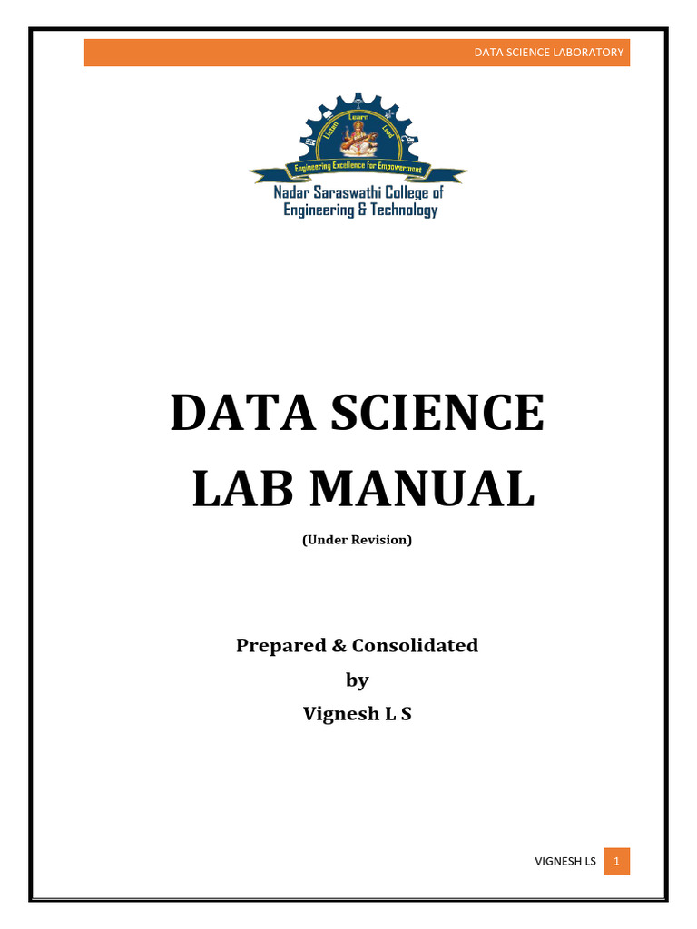 Lab - Manual FDS | PDF | Python (Programming Language) | Matrix (Mathematics)