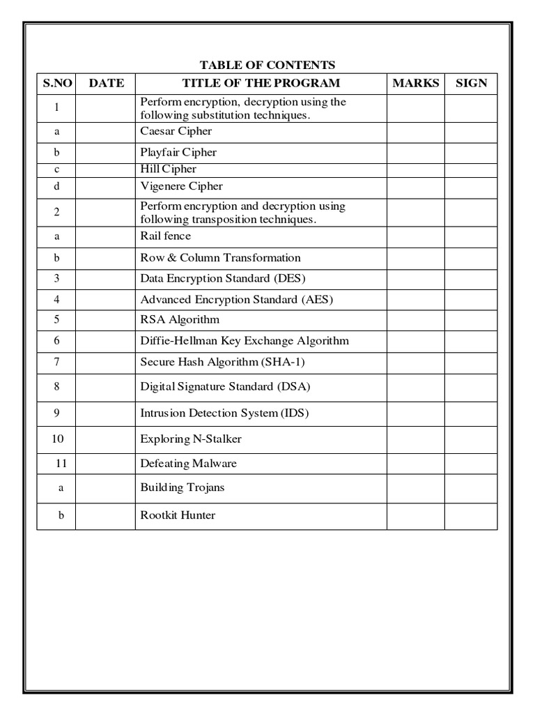 IT8761-SECURITY LABORATORY-590519304-IT8761 Security Labmanual | PDF | Encryption | Cryptography
