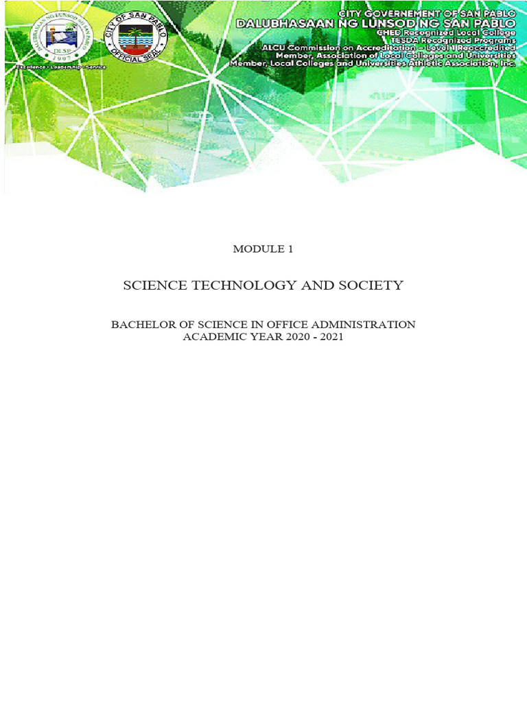 Activity 1 in STS | PDF | Science | Poverty