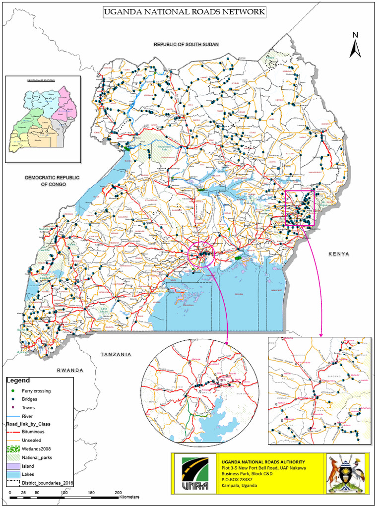 Uganda National Roads Network Overview | PDF