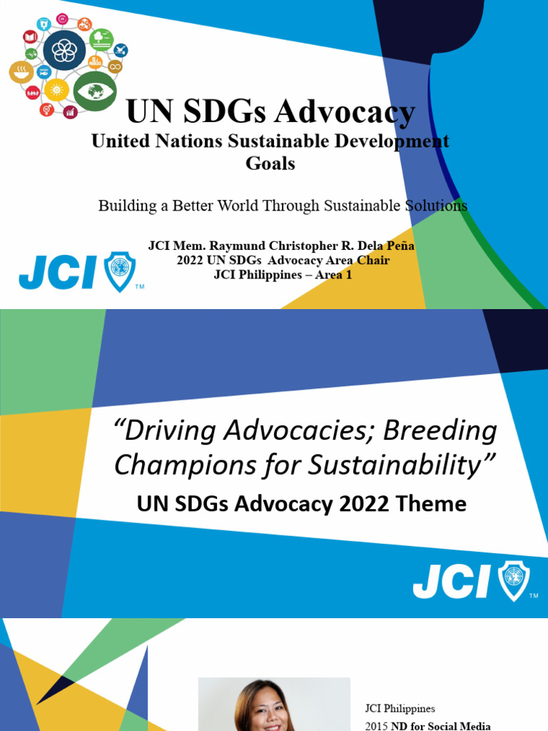 AC UNSDG-Advocacy-Report | PDF | Sustainability | Economic Development