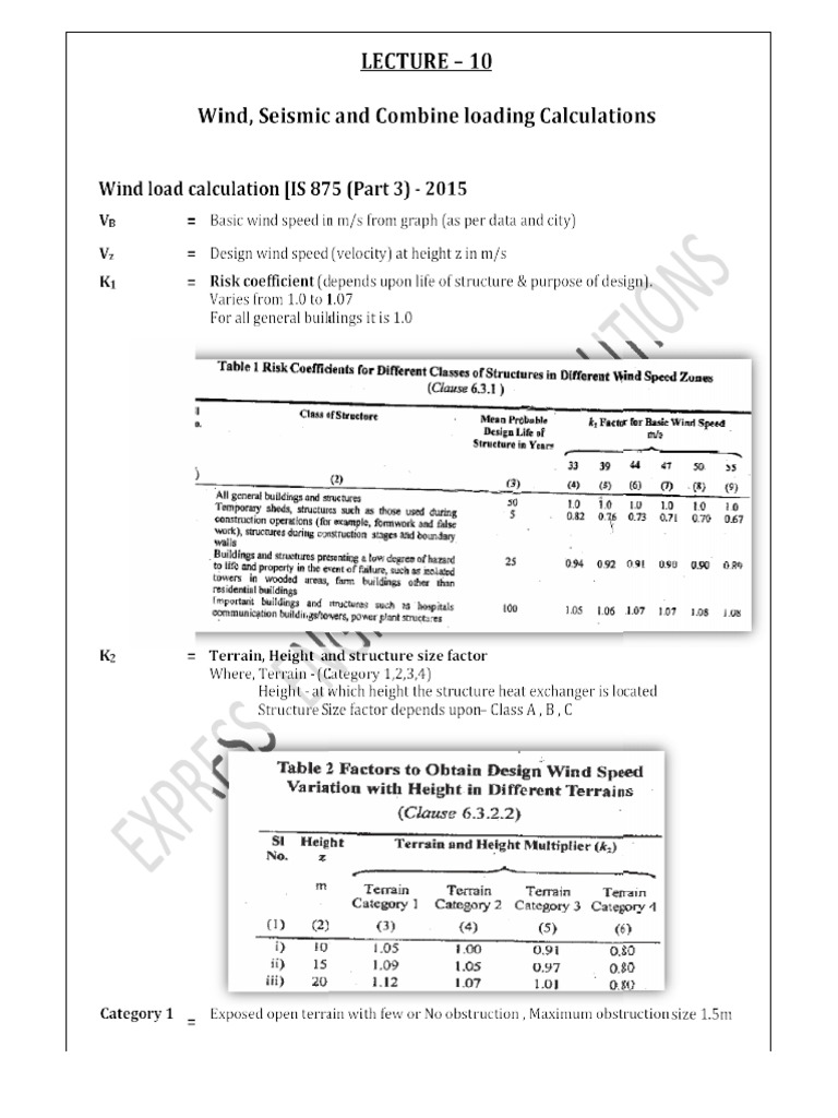 Combined Loading - Notes | PDF
