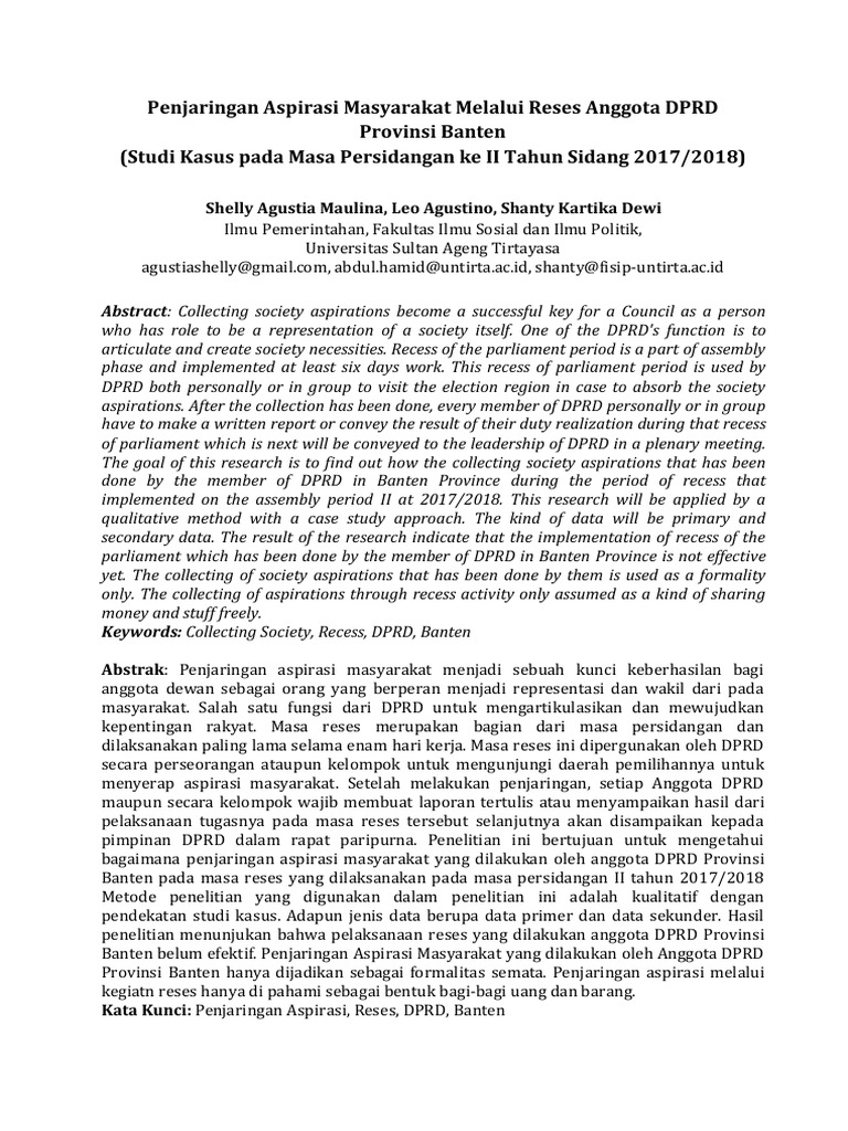 Shelly Agustia Maulina, 2017 | PDF | Methodology | Indonesia