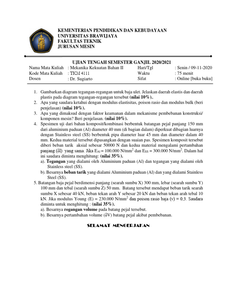 Soal UTS MKB 2 | PDF