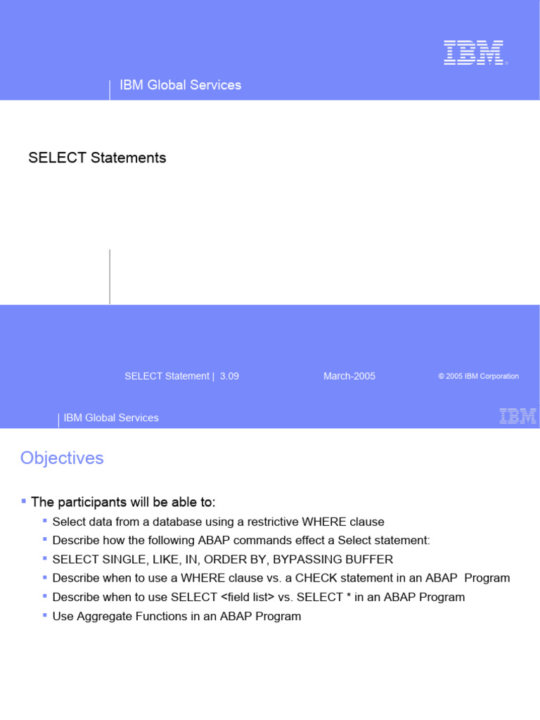 Chapter 09 - SELECT Statements | PDF | Databases | Table (Database) Chapter 09 - SELECT Statements | PDF | Databases | Table (Database)