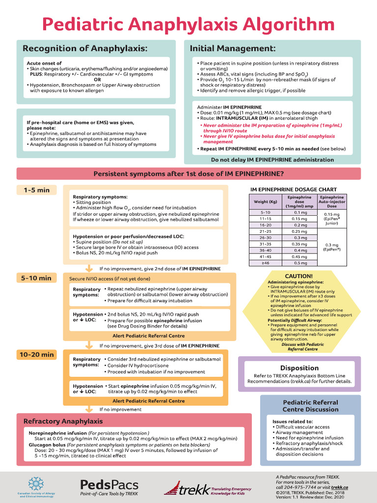 Pediatric Algorithms PDF Uic DR Notes | PDF