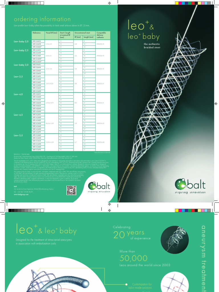 LEO+ Brochure - Printing Files | Download Free PDF | Clinical Medicine ...
