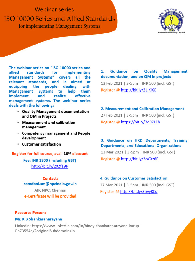 Flyer 3.1477549 1 | PDF | Quality Management | Iso 9000