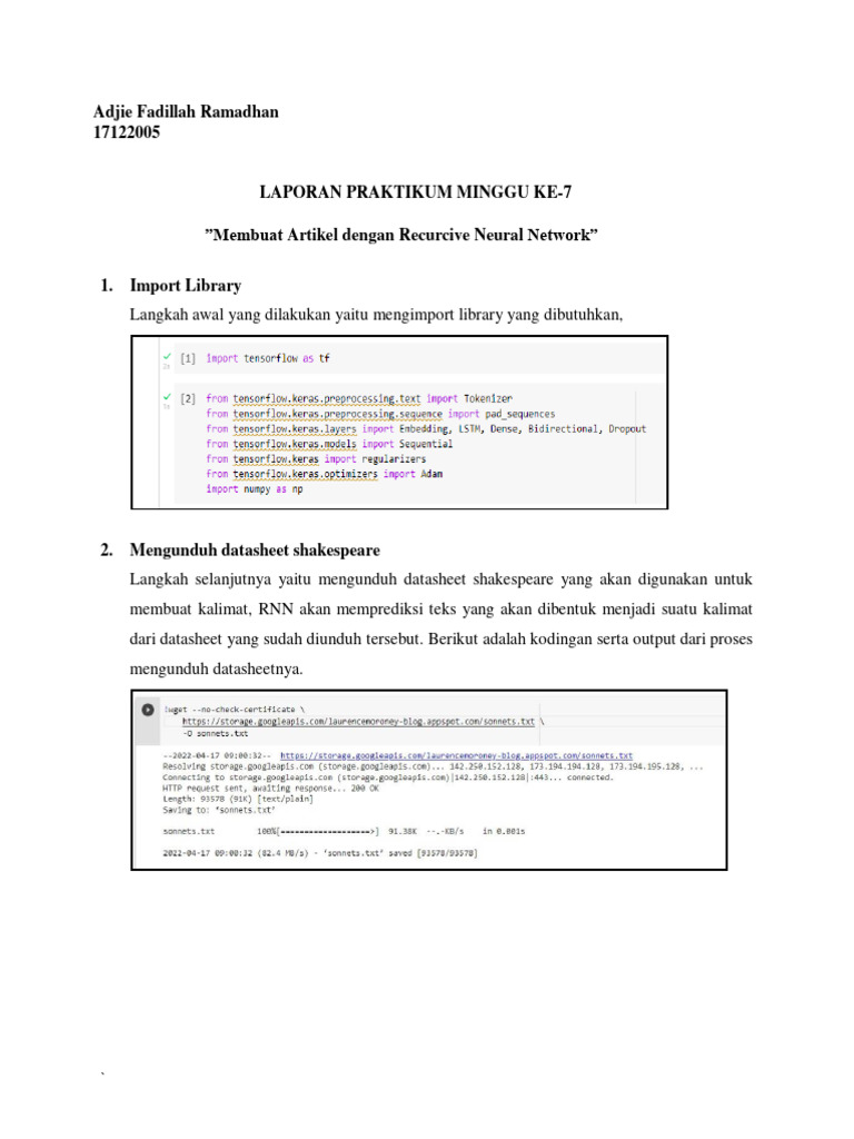 Tugas Prak. Robotika Cerdas M7 | PDF | Komputer
