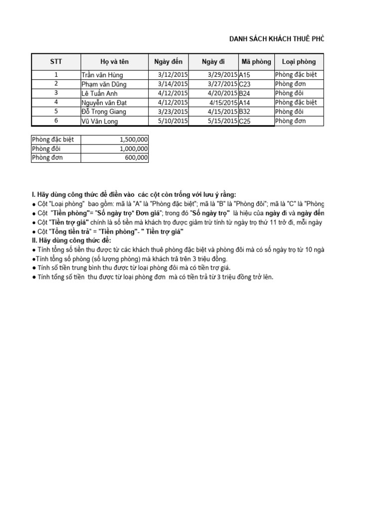 Bài tập 2 - VN | PDF