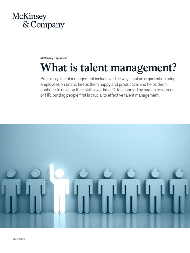 What Is Talent Management | PDF | Talent Management | Employment
