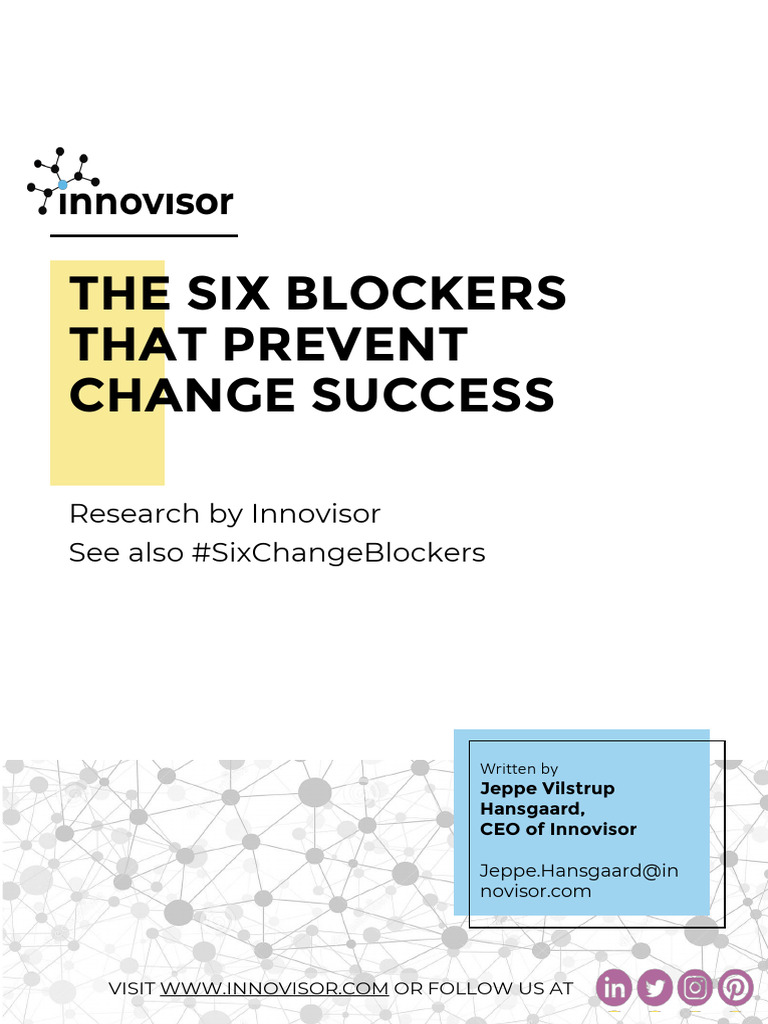 Six Change Blockers for Success | PDF | Leadership | Business
