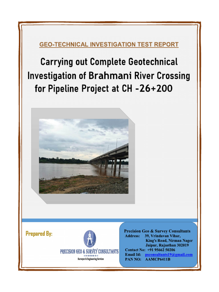 Final R2-Soil Report-River (CH 26200) 29.09.23-1 | PDF