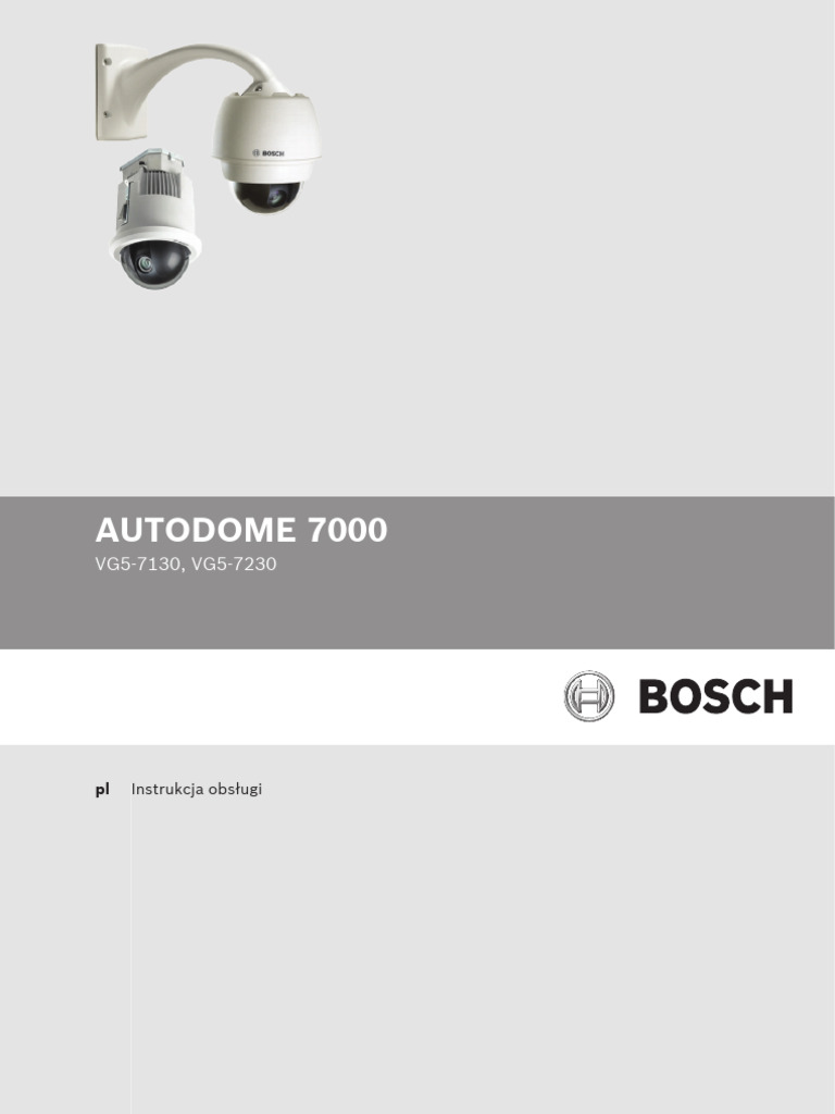 AUTODOME 7000 Operation Manual PLPL 15490928395 | PDF