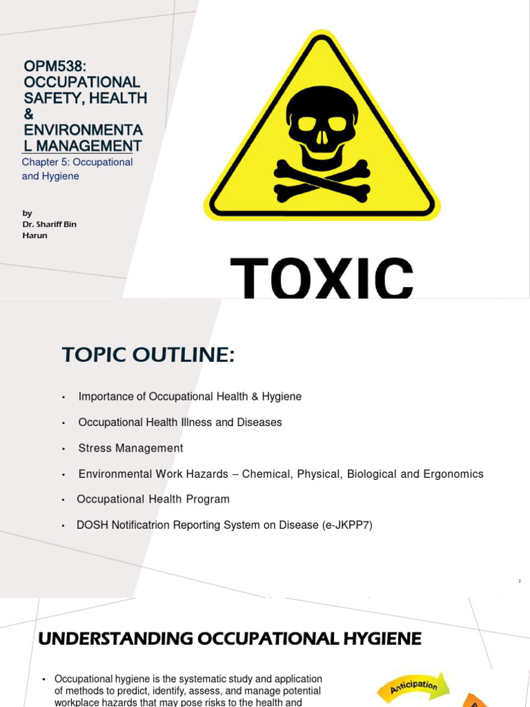 Occupational Health & Hygiene Overview | PDF | Occupational Safety And ...