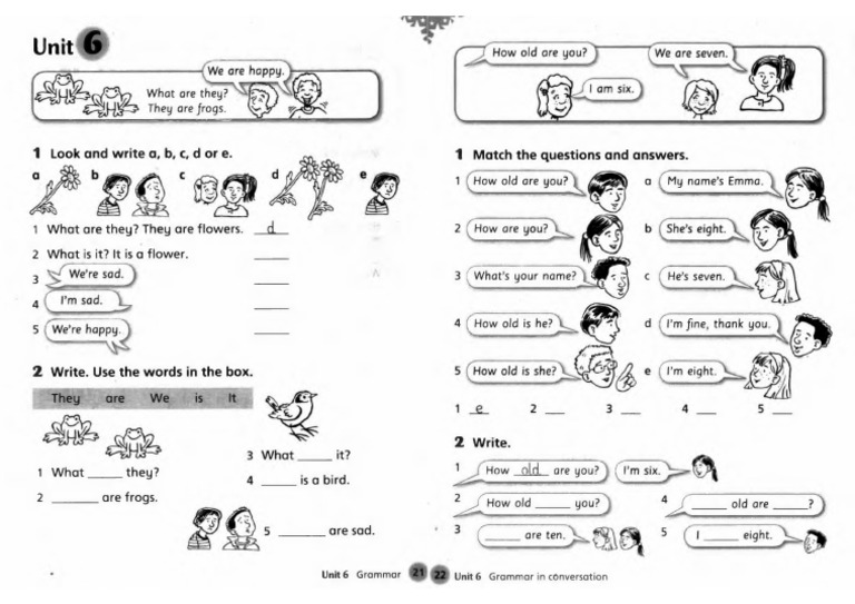 English World 1 Grammar Practice Book | PDF