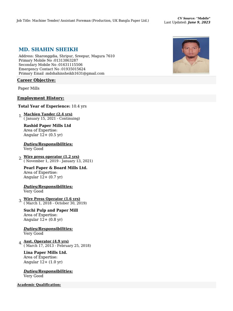 Md. Shahin Sheikh | PDF