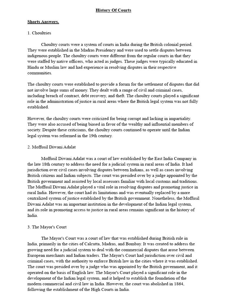 History of Courts | PDF | Admiralty Law | Advocate