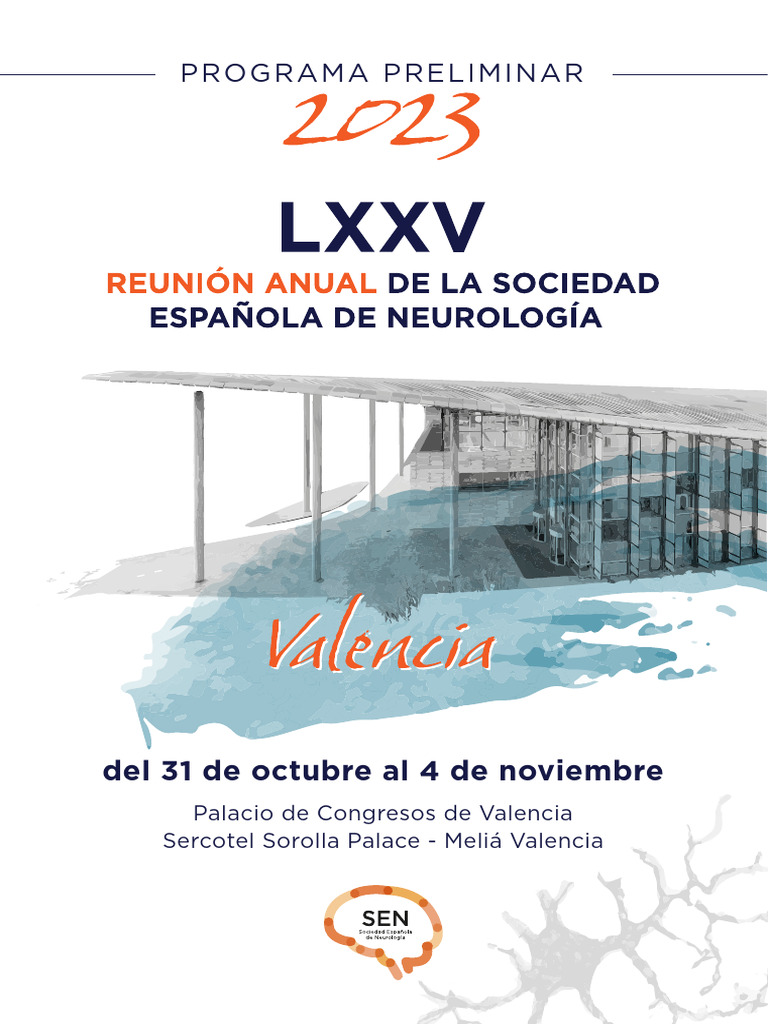 Planning Reunión Anual SEN 2023 | PDF | Neurología | Enfermedades y trastornos humanos