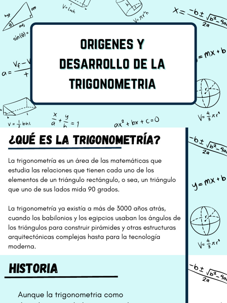 Exposicion de Matematicas Del Grupo #1 | PDF | Trigonometría | Matemática Elemental