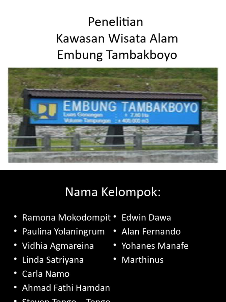 Sejarah dan Potensi Embung Tambakboyo | PDF | Perjalanan