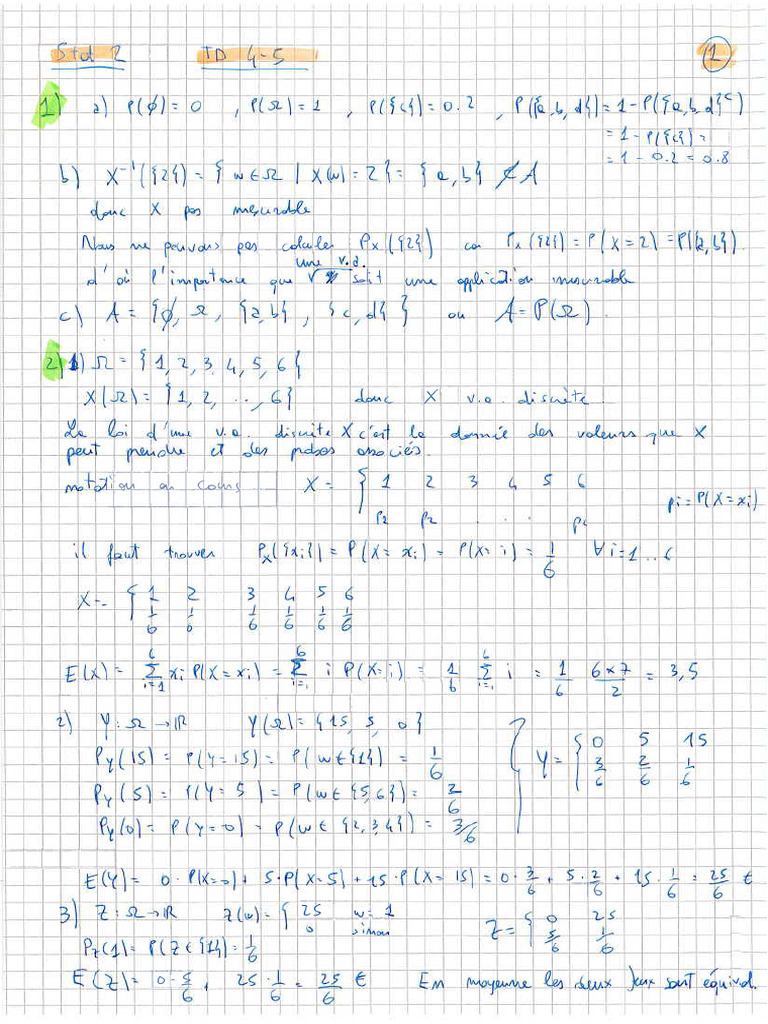Stat2 TD4 5 Corrige | PDF