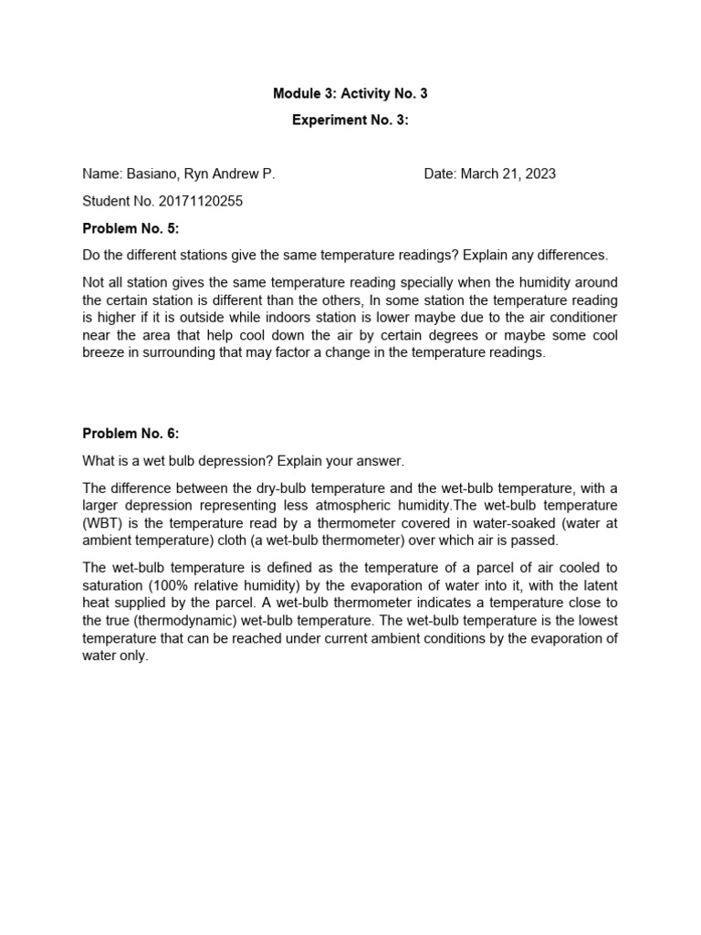 ME LAB 1 Module 3 Activity No. 3 | PDF | Teaching Methods & Materials | Computers