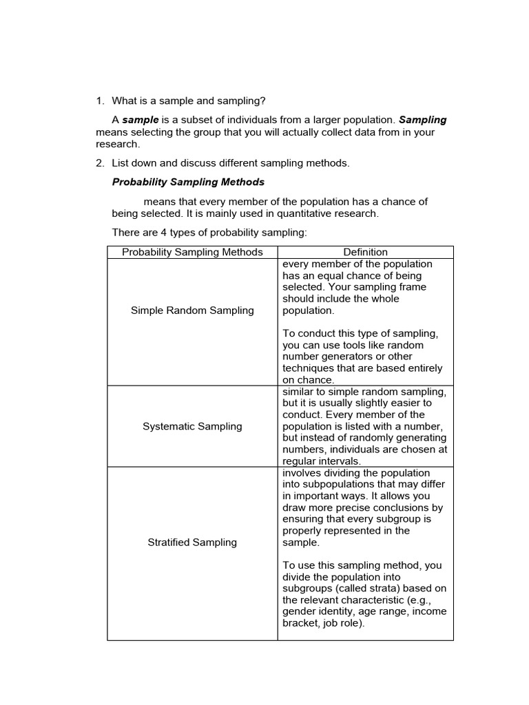 Statistics And Statistical Thinking Pdf Sampling Statistics Statistics