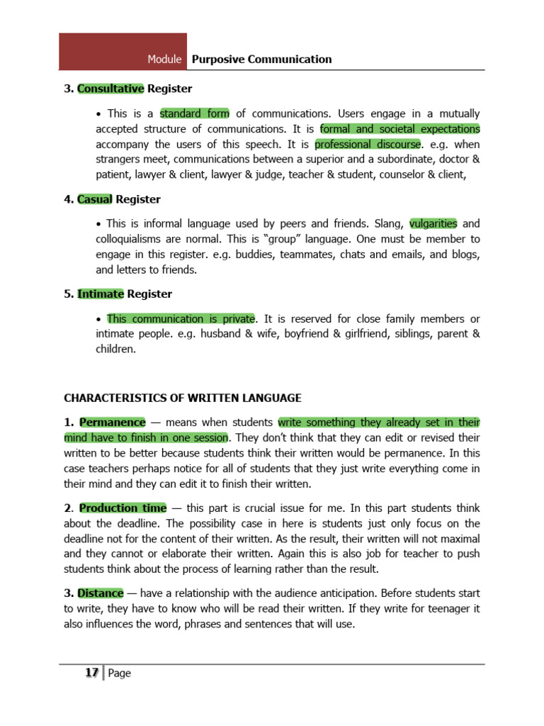 Purposive Communication Module 3 | PDF | Communication | Mass Media