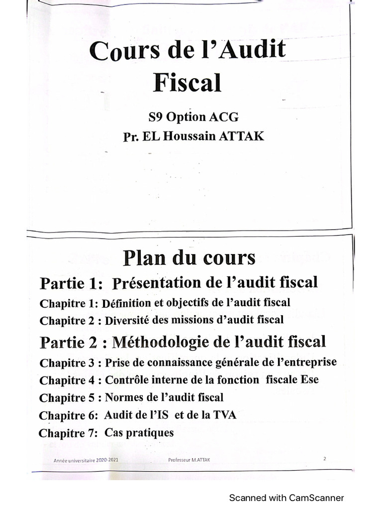 Audit Fiscal 2024 | PDF