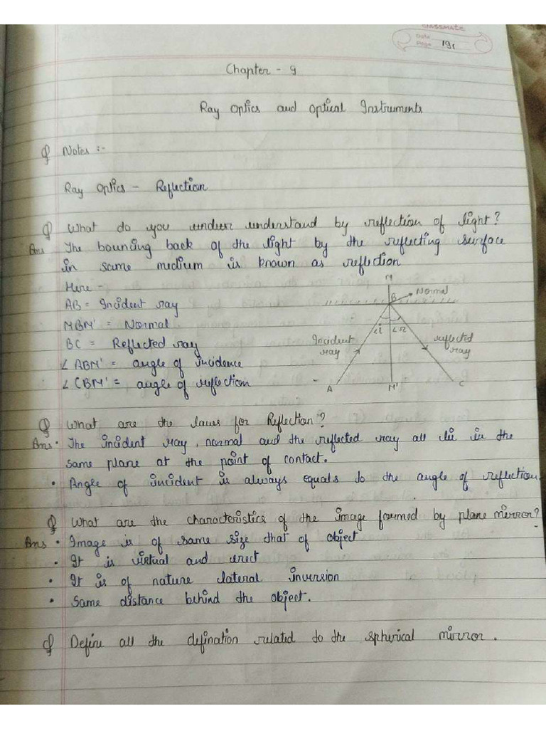 5.optics Notes-2 | PDF