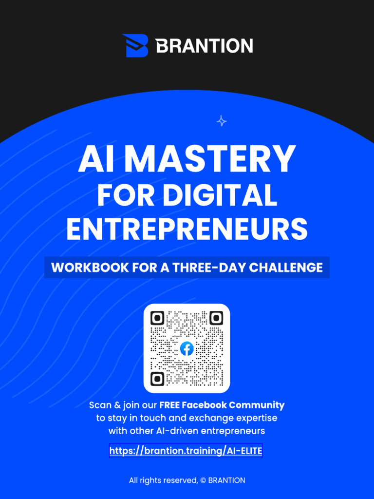 Workbook AI Mastery BRANTION | PDF | Artificial Intelligence | Intelligence (AI) & Semantics