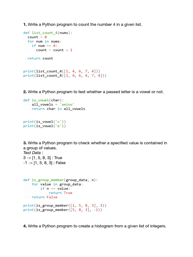 CS 2 Ans - Introduction To Python | Download Free PDF | Integer (Computer Science) | Area