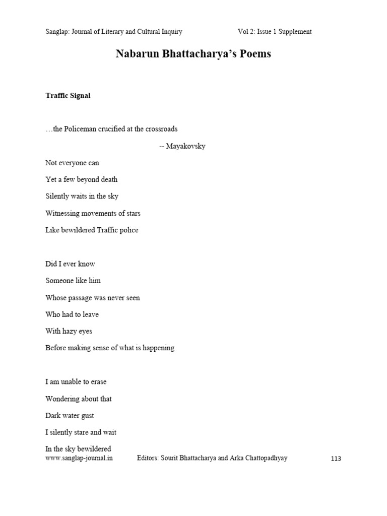 Nabarun Poems | PDF | Art | Poetry