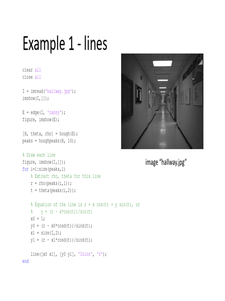 Hough Examples - Algorithm | PDF | Algorithms | Applied Mathematics