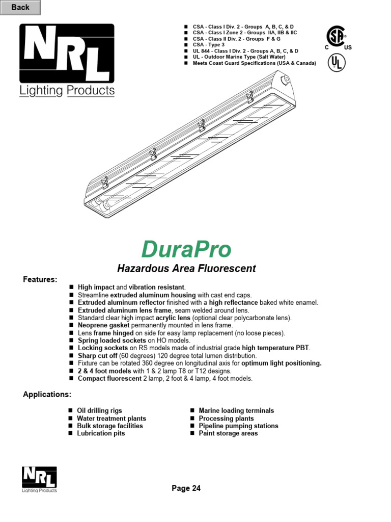 8 - B - NRL Durapro Light | Download Free PDF | Mains Electricity ...