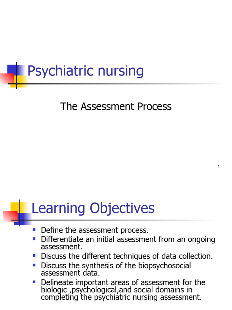 The Assessment Process | PDF | Psychiatry | Mental Disorder